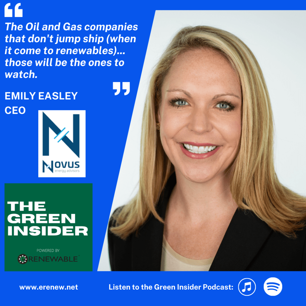 The Green Insider - Ep. 68 - Emily Easley - CEO - Novus Energy Advisors ...